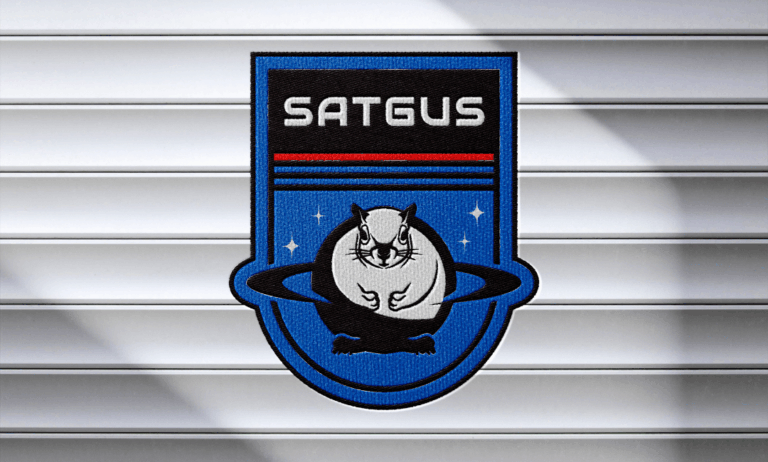 SATGUS Logo Design: Vintage NASA-Inspired Branding for Mark Rober’s ...
